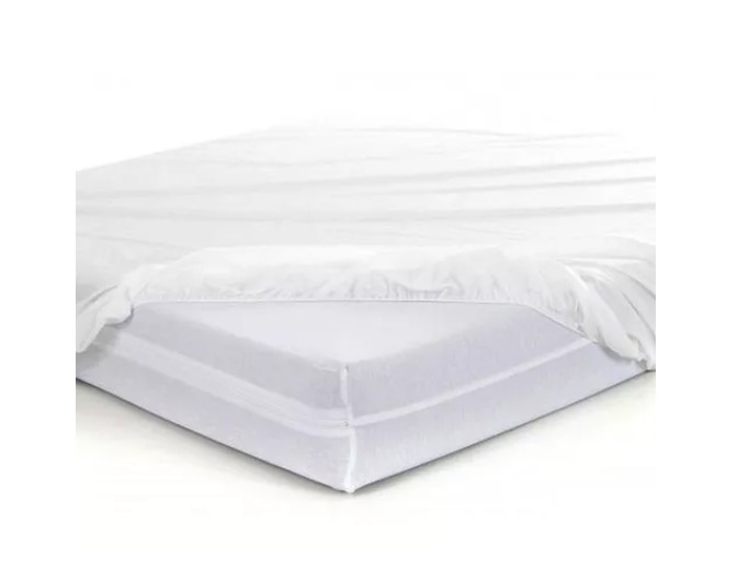 Lençol Plástico Impermeável com Elástico De Casal Branco - Gmed - Loja ...