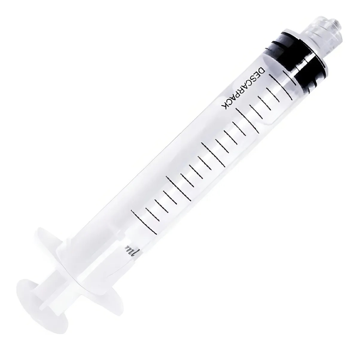 Seringa 10mL Bico Luer Lock Sem Agulha - Descarpack - Loja Ortomédica